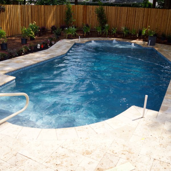 River Ridge swimming pool - Crystal Pools and Spas
