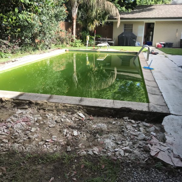 Lake Vista swimming pool remodel - Crystal Pools and Spas
