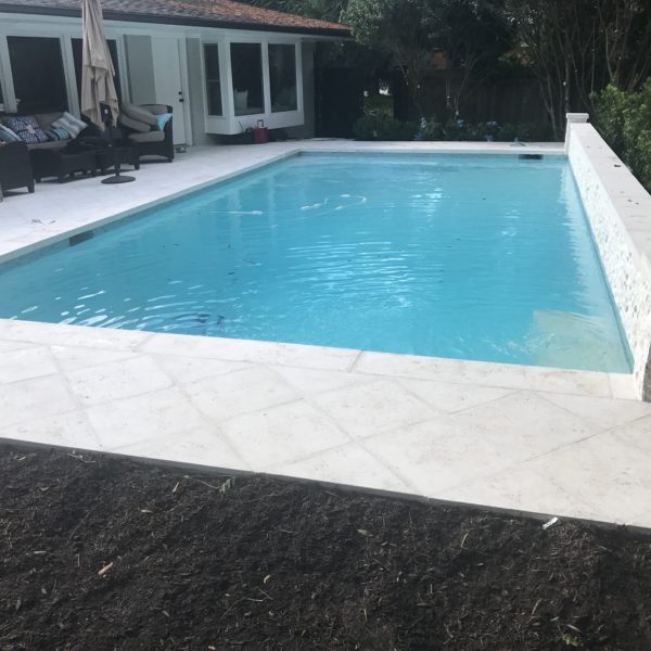 Lake Vista swimming pool remodel - Crystal Pools and Spas