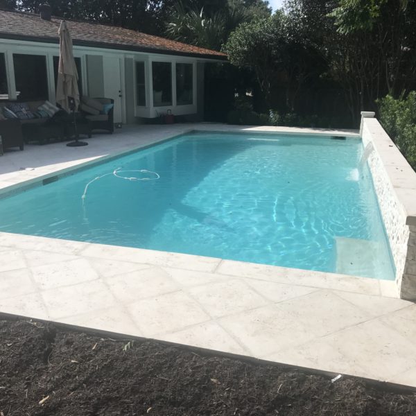 Lake Vista swimming pool remodel - Crystal Pools and Spas