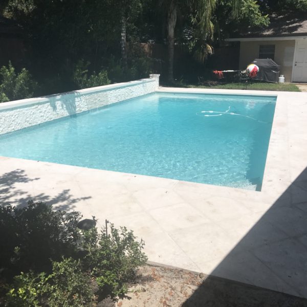Lake Vista swimming pool remodel - Crystal Pools and Spas